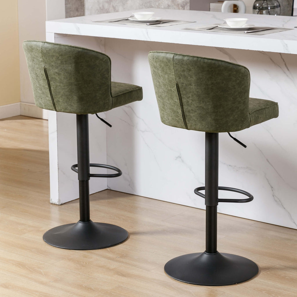 Curved Back Counter Stools Set of 2 - 8684CS