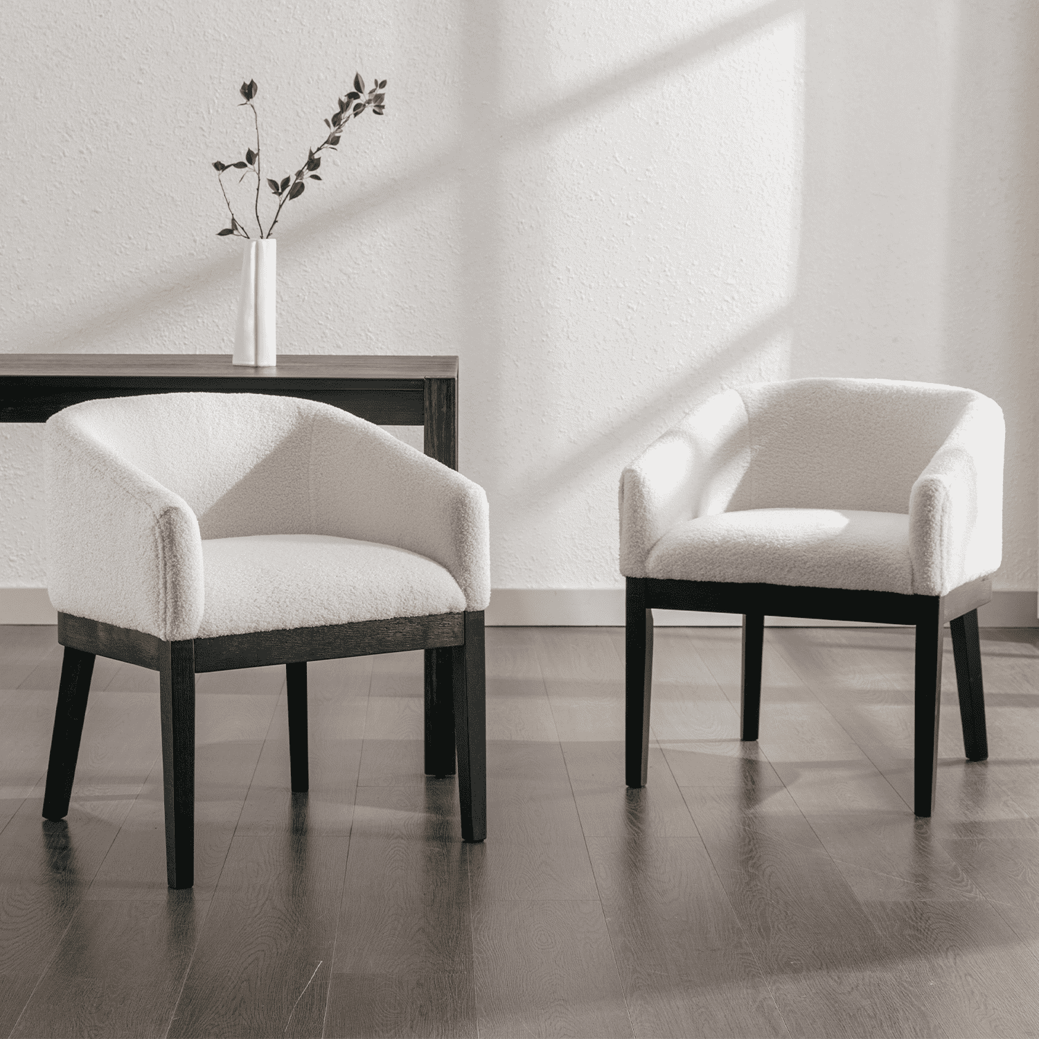 Barrel dining chair with arms store