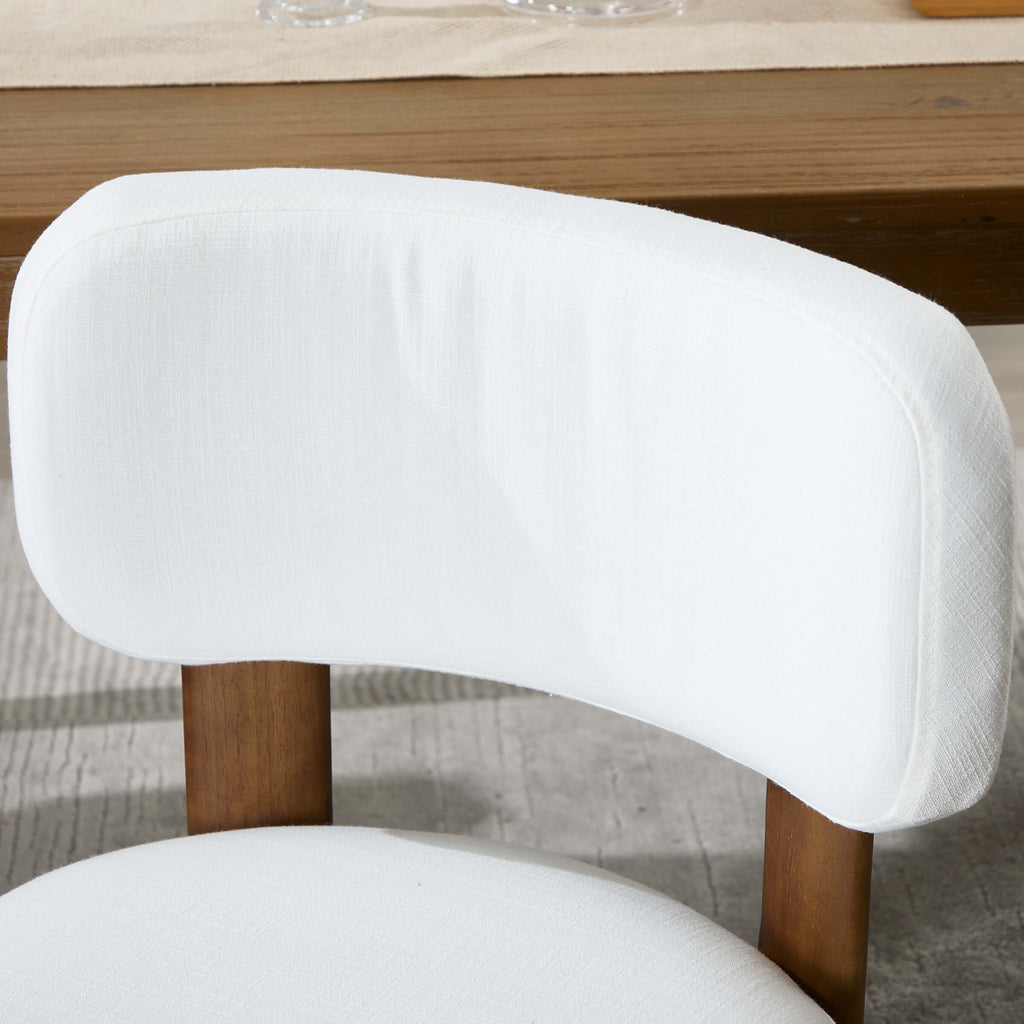 Curved Backrest Dining Room Chairs Set of 2 - 10086DC