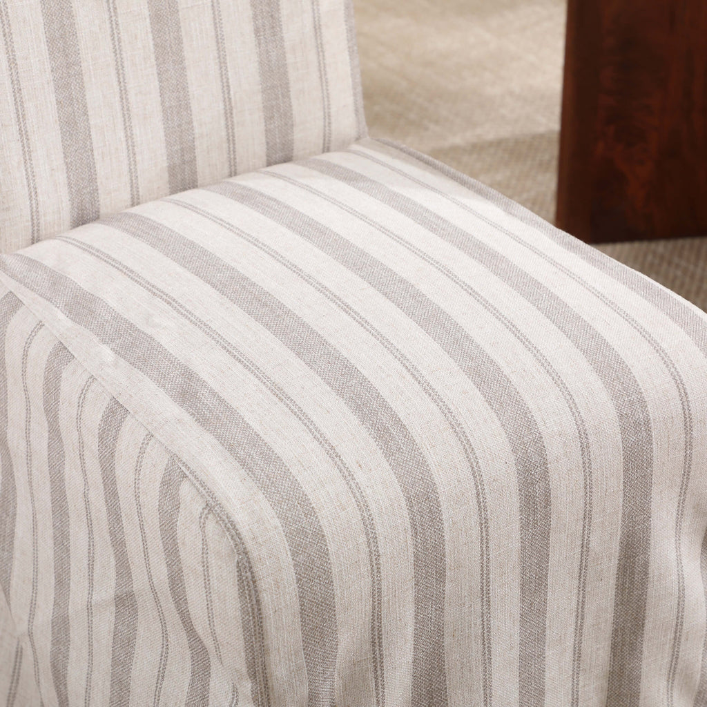 Linen Slipcovered Dining Chairs Set of 2 - 70761DC