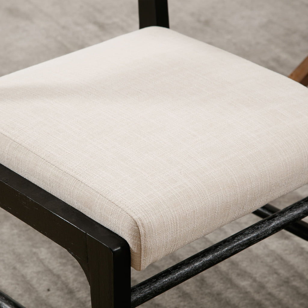 Rectangular Cushion Back Dining Chairs Set of 2 - 1984DC